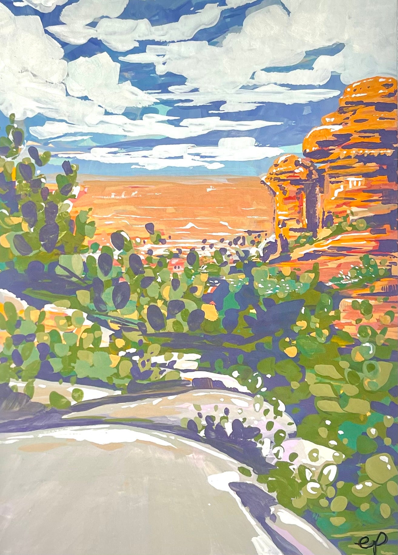 "A Pretty Good Life" - Original (Gouache) – Emily Packer Art